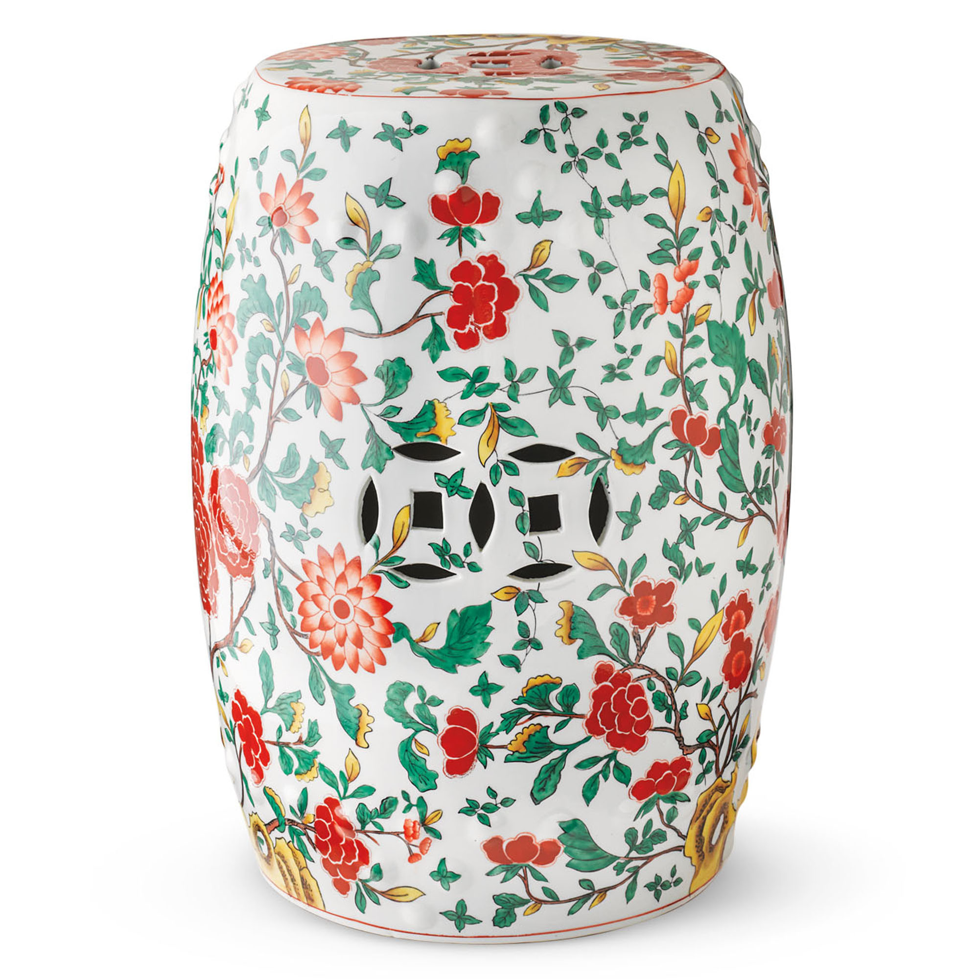 Peony Garden Stool Gumps