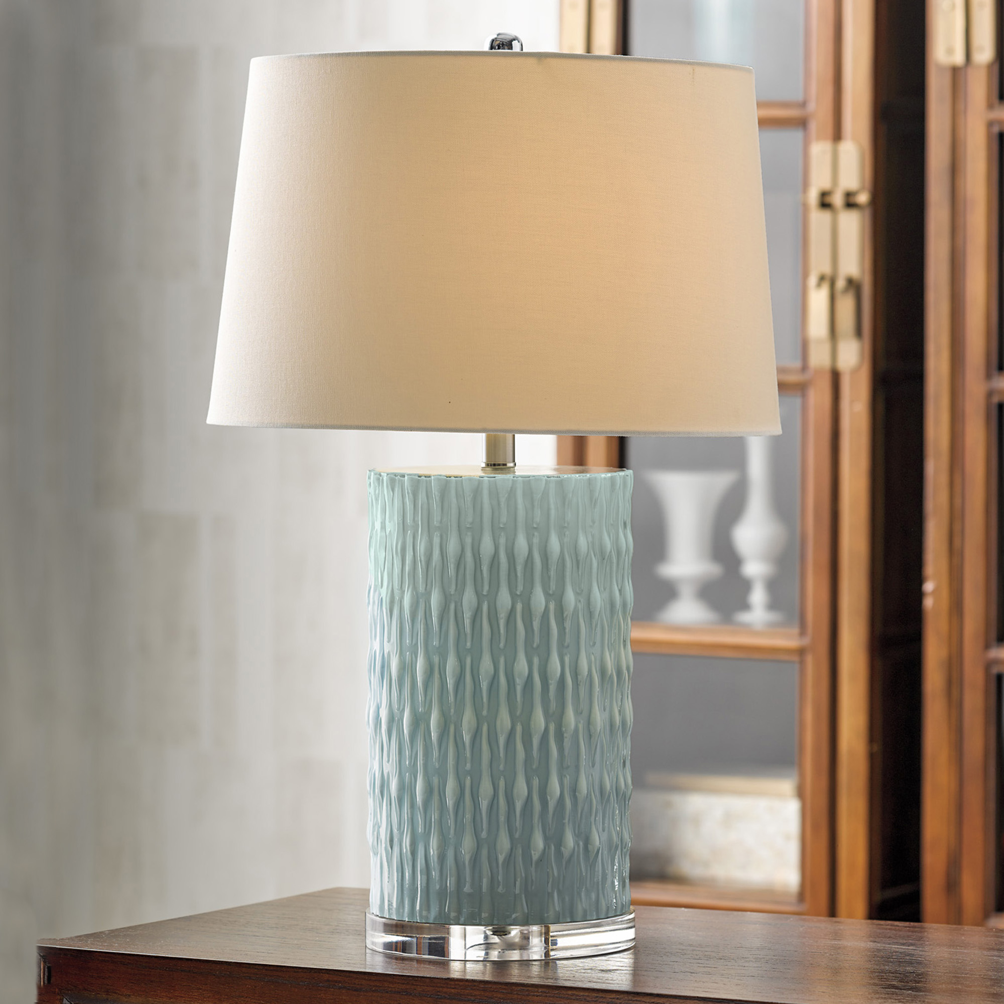 Serenity Glass Lamp Gumps