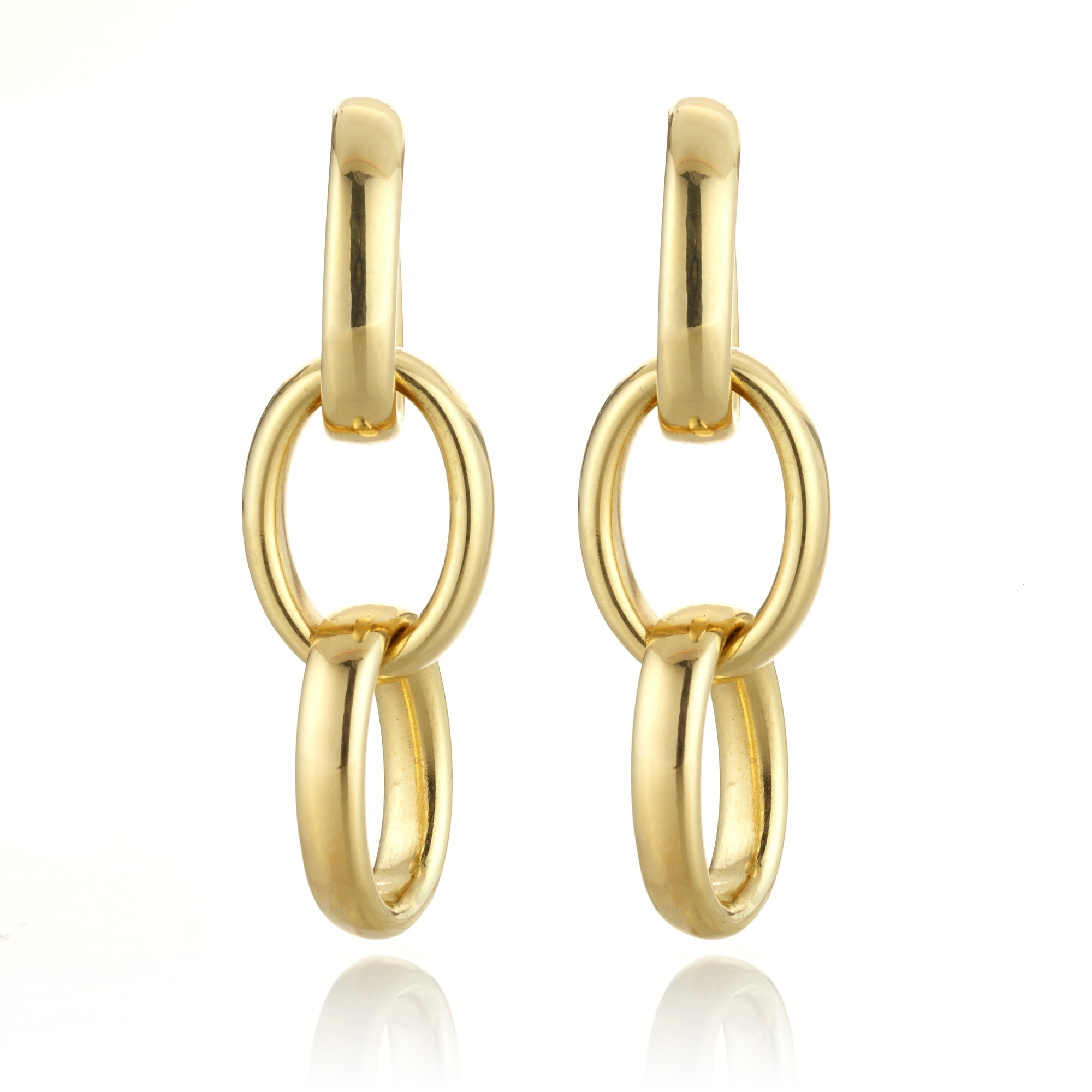 Double Oval Link Drop Earrings Gumps