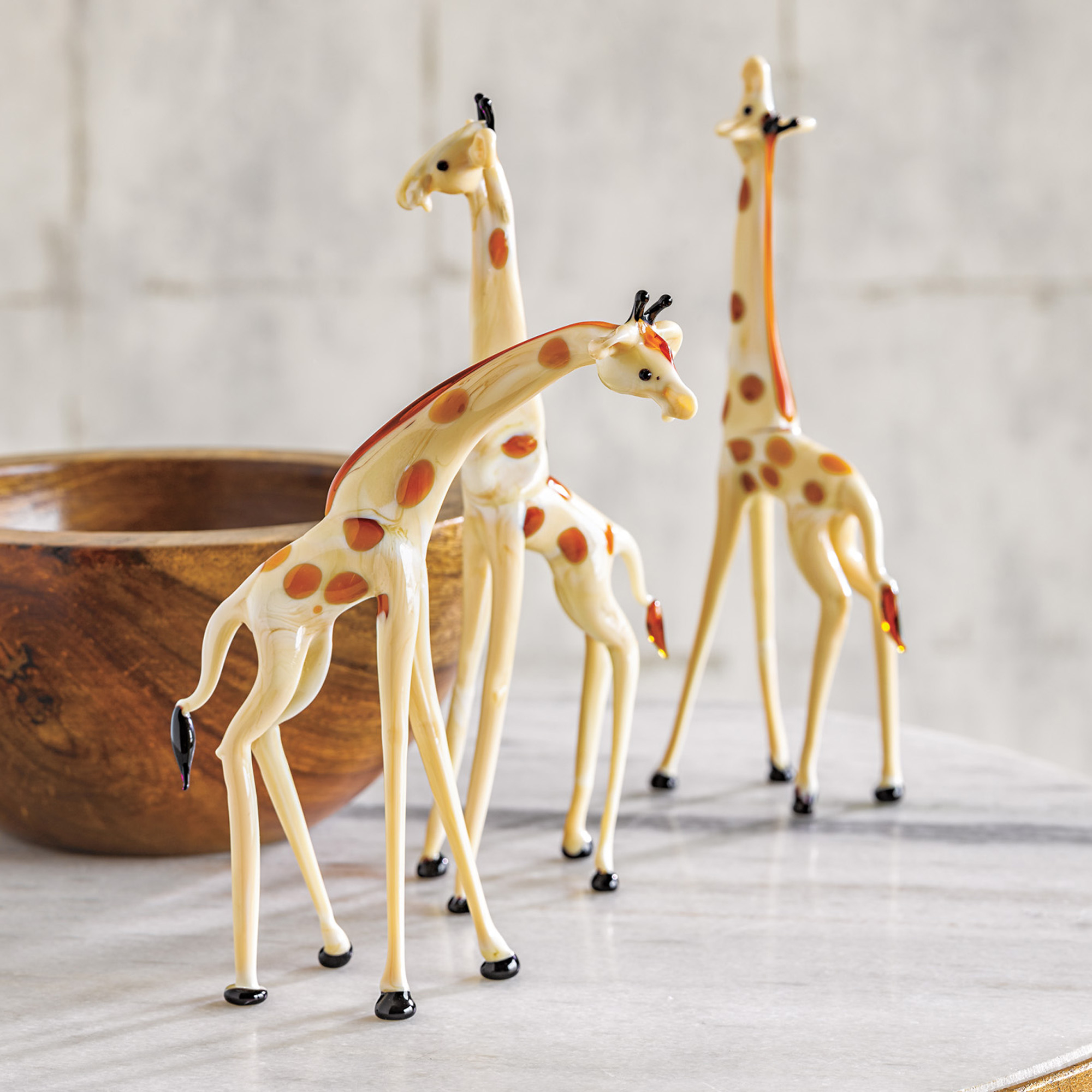 Murano Glass Giraffe Figures | Gump's