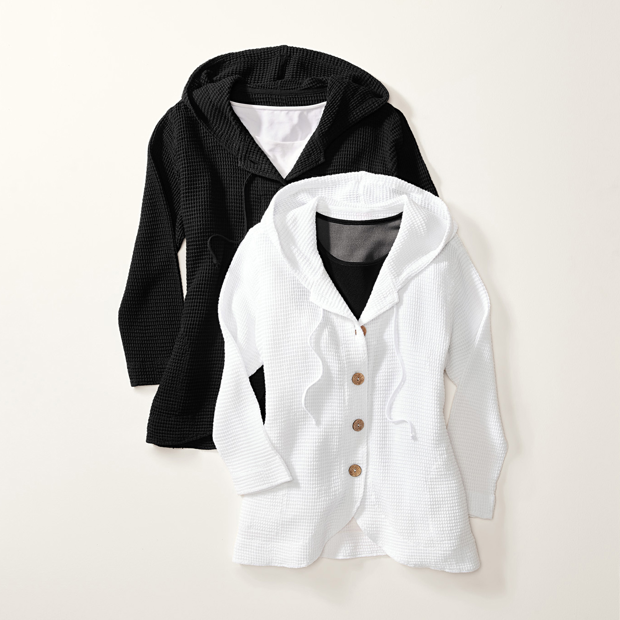 Waffle-Knit Jacket | Gump's